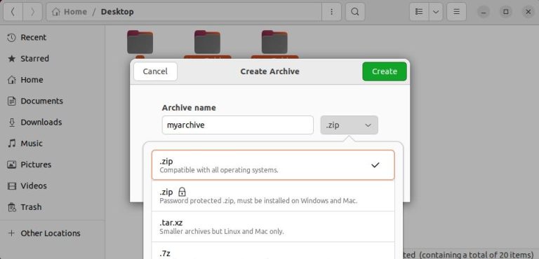 How To Zip Files & Folders In Ubuntu - Linux Start