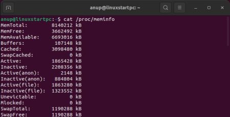 How To Check RAM Details On Ubuntu - Linux Start