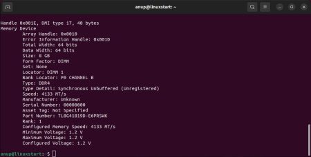 How To Check RAM Details On Ubuntu - Linux Start