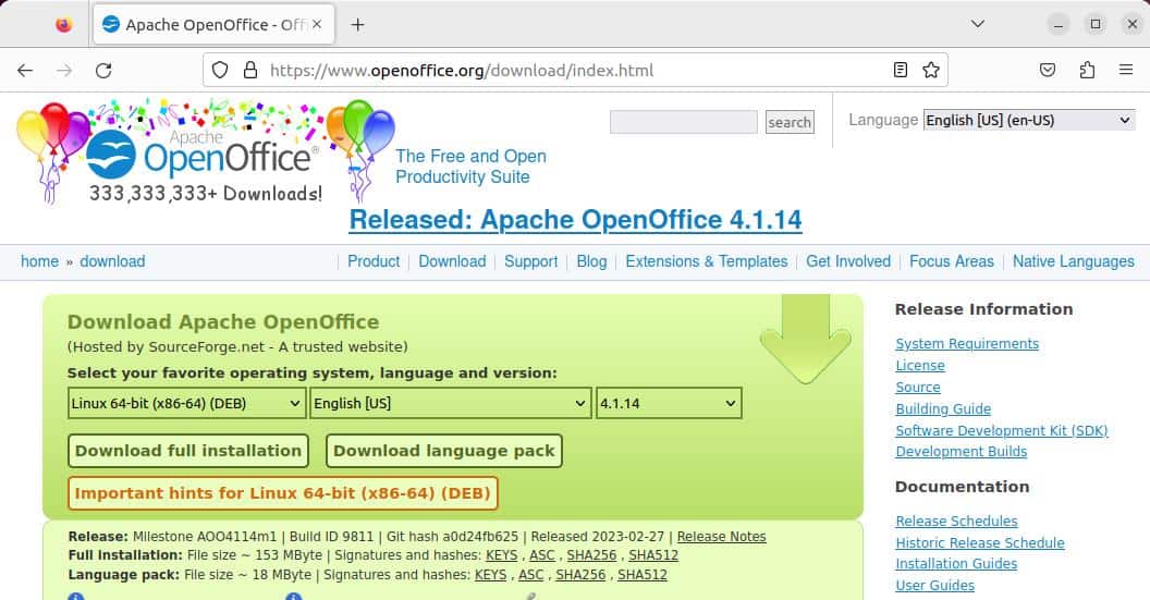 How To Install OpenOffice On Ubuntu - Linux Start