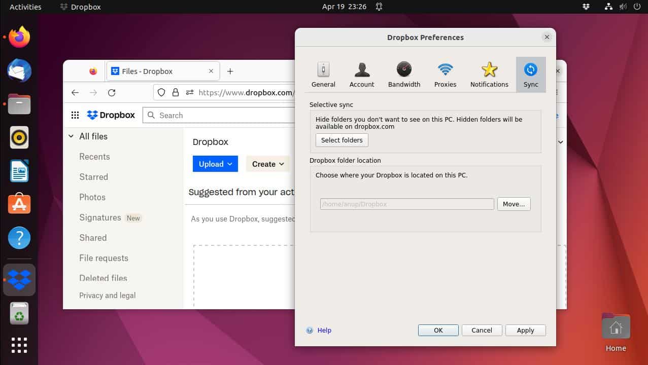 How To Install Dropbox On Ubuntu - Linux Start
