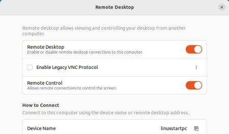 How To Enable And Use Remote Desktop On Ubuntu - Linux Start