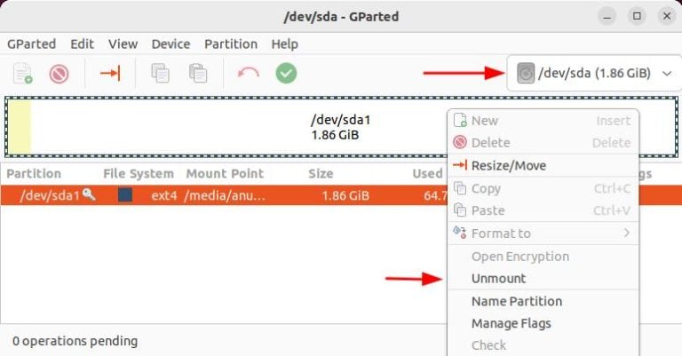 How To Install And Use GParted In Ubuntu - Linux Start