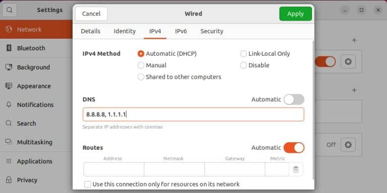 How To Set DNS Server On Ubuntu - Linux Start