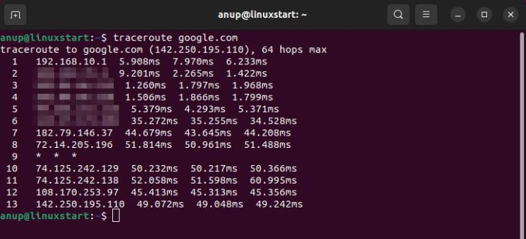 How To Install And Run Traceroute On Ubuntu - Linux Start