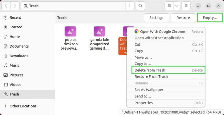 How To Empty Trash In Ubuntu - Linux Start