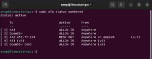 How To Configure Firewall With UFW On Ubuntu - Linux Start