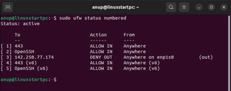 How To Configure Firewall With UFW On Ubuntu - Linux Start