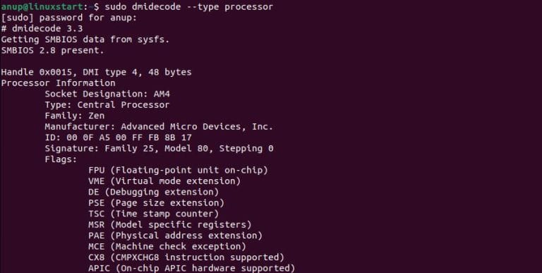 How To Get CPU Info On Ubuntu - Linux Start